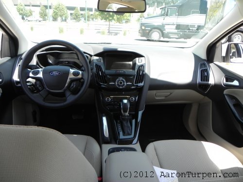 2012 Ford Focus Electric cockpit | Torque News